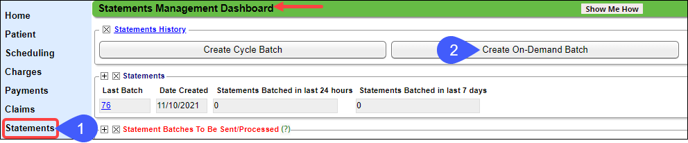 On-Demand Statements