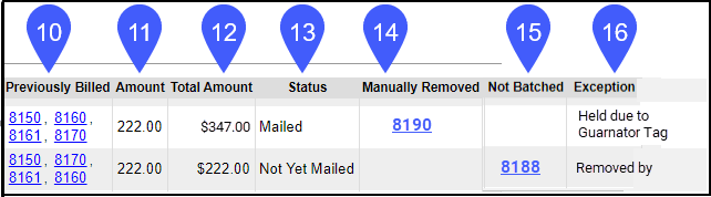 Statement History/View Patient Statements & Notifications