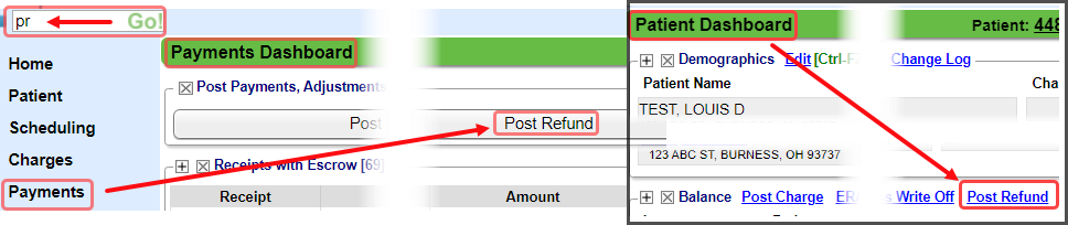 Patient Refunds