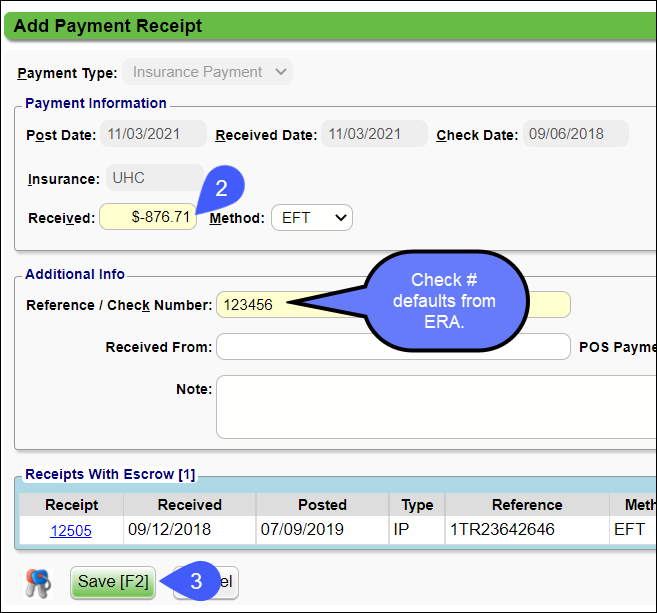 Partial Insurance Takebacks/Refunds