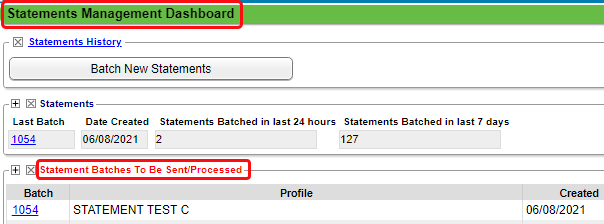On-Demand Statements