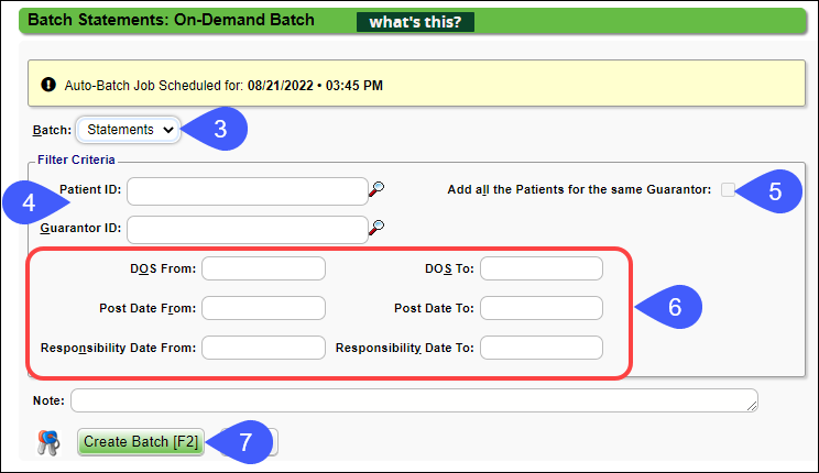 On-Demand Statements
