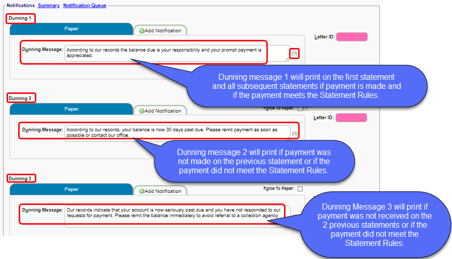 Statement/Invoice Profiles Setup