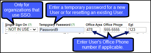 Add or Modify a User