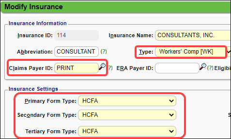 Workers Comp and Jopari Electronic Attachments